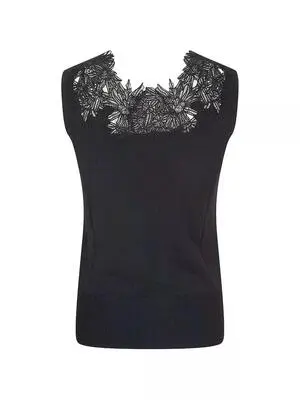 Ermanno Scervino Lace-trimmed Tank Top