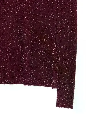 Gabriela Hearst Knitted Shimmer Top - Red