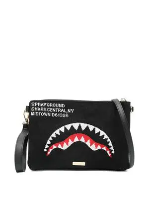 SPRAYGROUND Shark-graphic Clutch