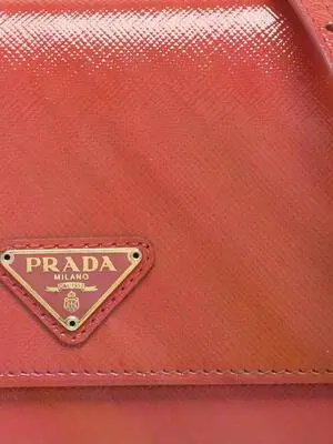 Prada Strap-detail Triangle-logo Wallet
