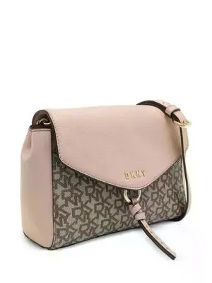 Dkny Monogram Leather Shoulder Bag