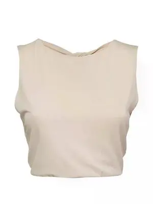 Alice + Olivia Twist Open-back Top