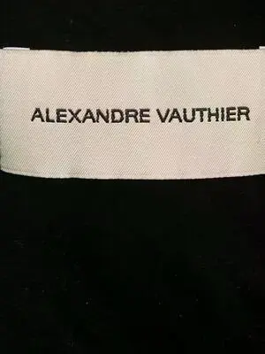 Alexandre Vauthier Velvet Asymmetric Mini Skirt