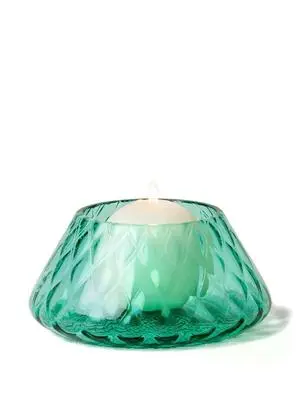 VENINI Lele Textured Candle Holder - Green