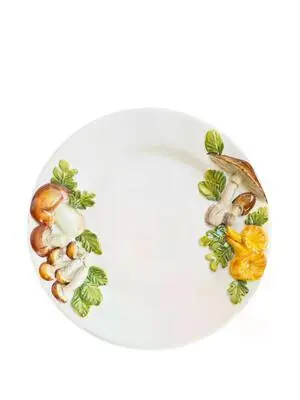 LES-OTTOMANS Hand-painted Dessert Plate - White