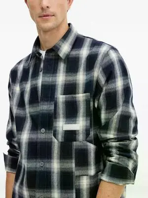 Armani Exchange Check-pattern Pocket Shirt