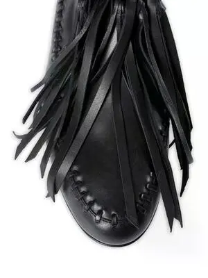 ANN DEMEULEMEESTER Fringe Soft Loafers