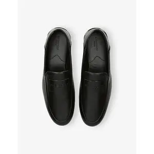 Givenchy Label Leather Loafers