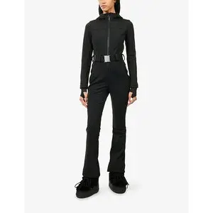 Bo+tee Hooded Waterproof Soft-shell Ski Suit - Black