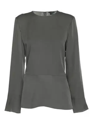 Theory Full-sleeve Silk Top