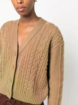 Max Mara V-neck Virgin Wool Cardigan