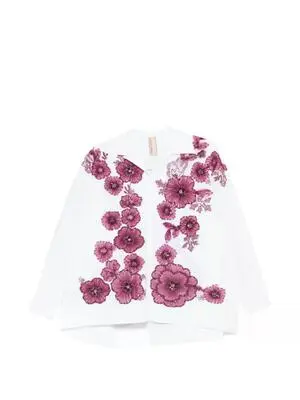 Antonio Marras Robespierre Floral-embellished Shirt - White