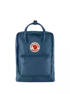 Fjallraven Logo-patch Zip Backpack - Blue