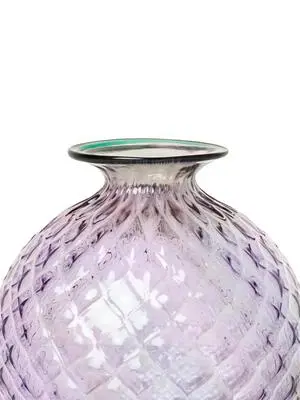 VENINI Monofiore Balloton Diamond-pattern Vase
