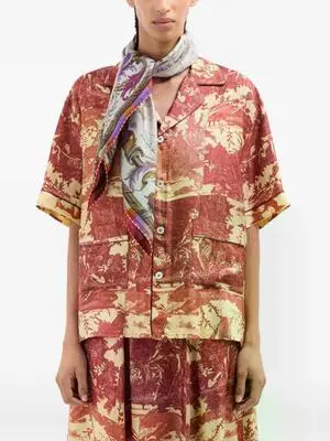 PIERRE-LOUIS MASCIA Floral-pattern Scarf