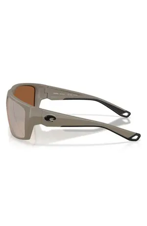 COSTA DEL MAR Fly Line 64mm Polarized Rectangular Sunglasses