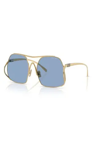 Miu Miu 57mm Square Sunglasses