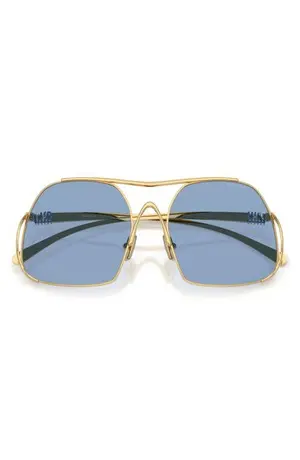 Miu Miu 57mm Square Sunglasses