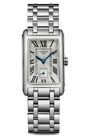 LONGINES Dolcevita Rectangular Bracelet Watch - Silver