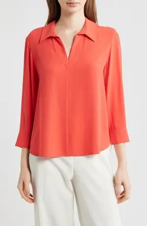 Eileen Fisher Long Sleeve Blouses