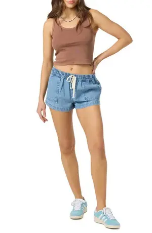 O'Neill Drawstring Denim Shorts - Drifter