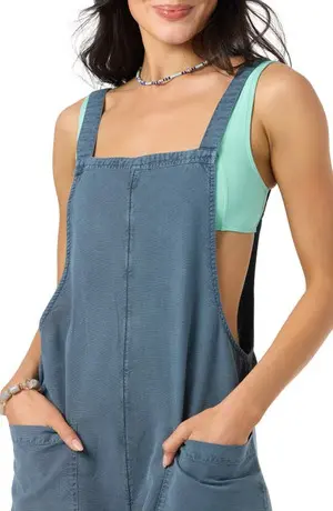 O'Neill Summerlin 2 Cotton & Linen Shortalls - Slate