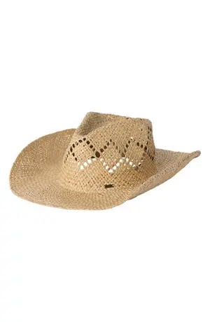 O'Neill Indio Straw Cowboy Hat - Natural