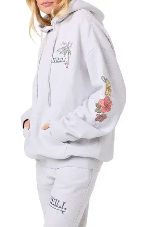 O'Neill Logo Embroidered Oversized Hoodie