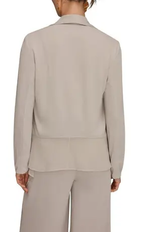 Donna Karan New York Mixed Media Jacket - Tuscan Grey