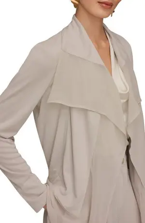 Donna Karan New York Mixed Media Jacket - Tuscan Grey