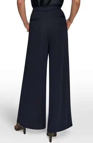 Donna Karan New York Pleated Wide-leg Pants