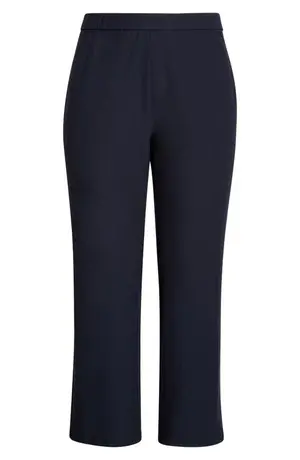 Eileen Fisher Stretch Crepe Kick Flare Ankle Pants