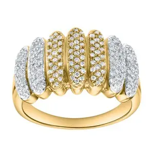 LUVMYJEWELRY 0.45 Ct Diamond 14k Gold Ring - 14k Yellow Gold