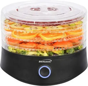 BRENTWOOD 5 Tray Food Dehydrator With Auto Shutoff - Black