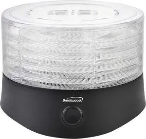 BRENTWOOD 5 Tray Food Dehydrator With Auto Shutoff