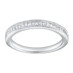 LUVMYJEWELRY 1.30 Ct 10k Gold Diamond Band - 10k White Gold