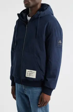 Moose Knuckles Roland Reversible Organic Cotton Jacket - Navy - 833