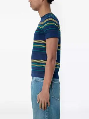 Miu Miu Striped Chest-pocket T-shirt