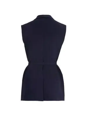 P.a.r.o.s.h Belted Wrap Gilet - Blue