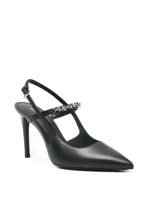 Michael Kors Dina Leather Slingback Pumps