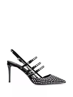Philipp Plein Rhinestone Embellished Pumps