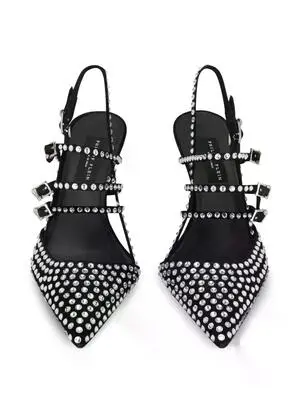 Philipp Plein Rhinestone Embellished Pumps