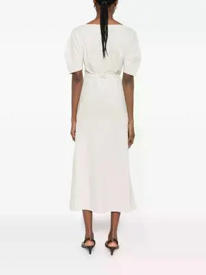 LEMAIRE Short Sleeve Midi Dress - Neutrals