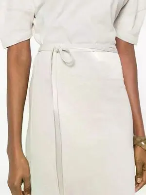 LEMAIRE Short Sleeve Midi Dress - Neutrals