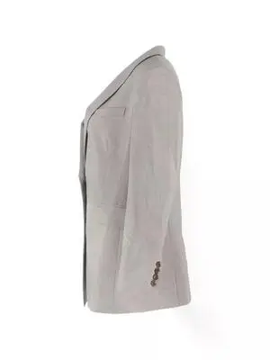 Theory Mélange-effect Single-breasted Blazer