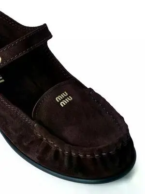 Miu Miu Buckle-strap Loafers