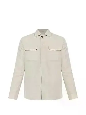 Eleventy Chest-pockets Jacket - Neutrals