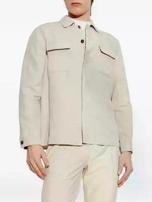 Eleventy Chest-pockets Jacket - Neutrals