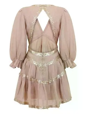 SANA OSMANI Miriam Open-back Mini Dress