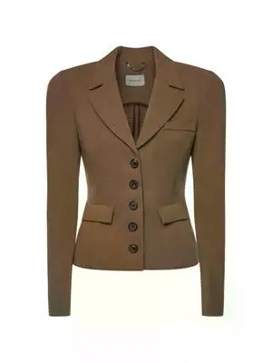 Magda Butrym Buttoned Blazer - Brown